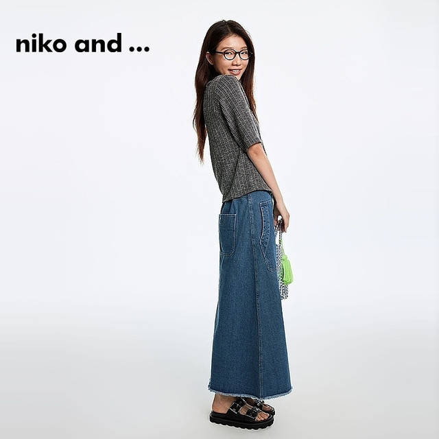 niko and ...T-shirt for women's summer new fashion casual slim short ...