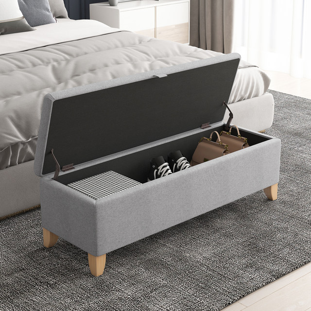 Technology cloth storage stool Modern simplicity gown bed tail stool ...