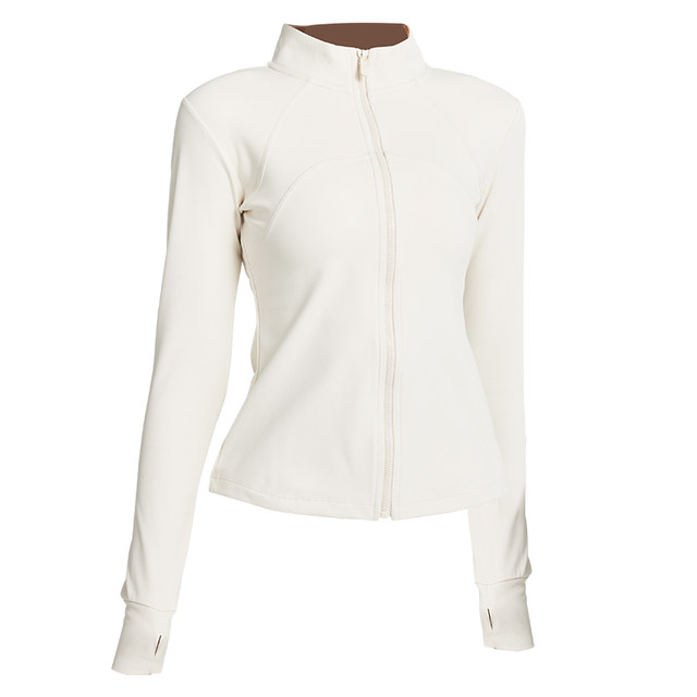 BR morning running quick-drying plus velvet slim sports jacket stand-up ...