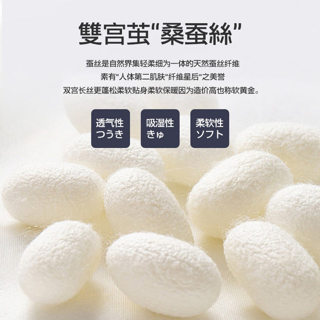 Japanese silk knee pads for women's joints are warm spring and summer ...