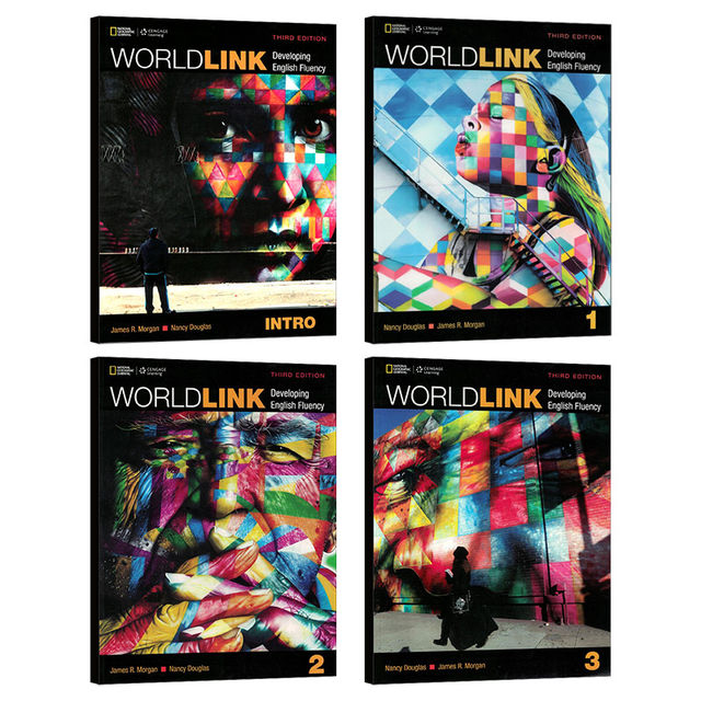 Original imported World Link textbook intro123 level textbook student ...