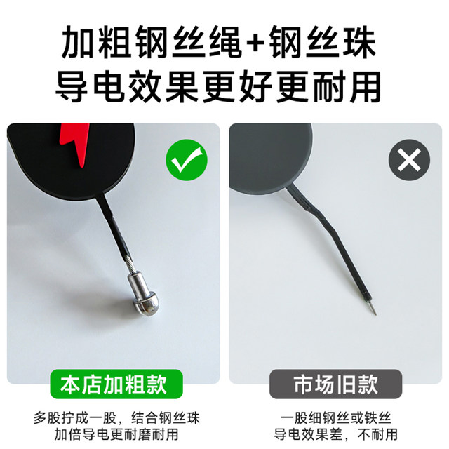 Car static drag strip, anti-static car elimination release artifact ...