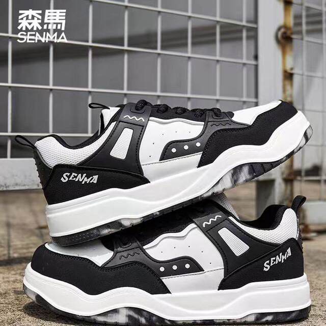 SENMA/Senma men's and women's shoes 2025 spring new board shoes white ...