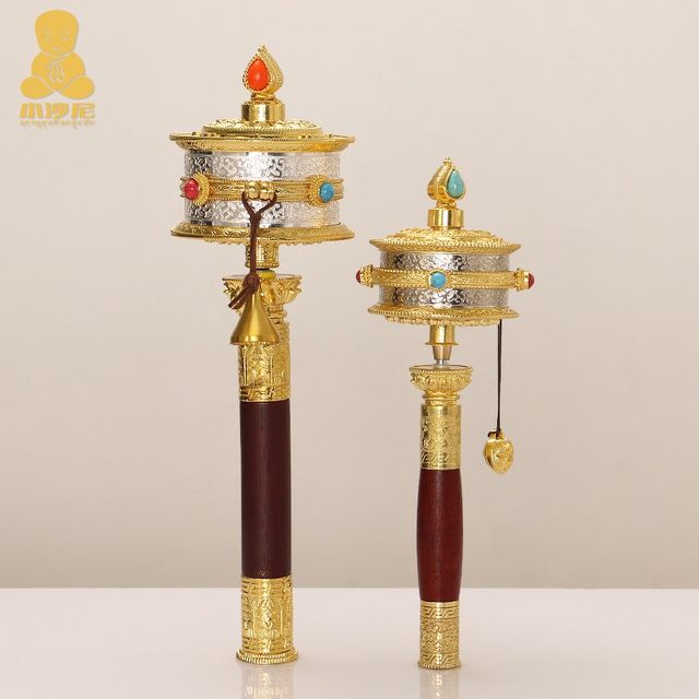 Tibetan ethnic group shakes the turntable built -in six -character ...