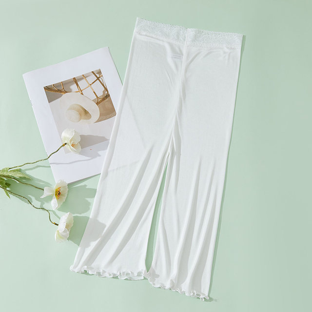 Silk anti-exposure safety pants for women's mulberry silk knitted anti ...