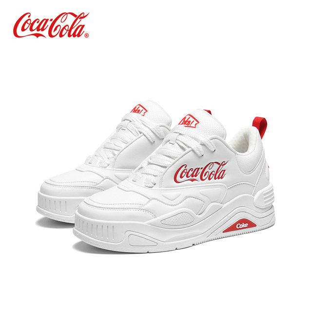 Coca-Cola/Coca-Cola comfortable thick sole, trendy and versatile, non ...