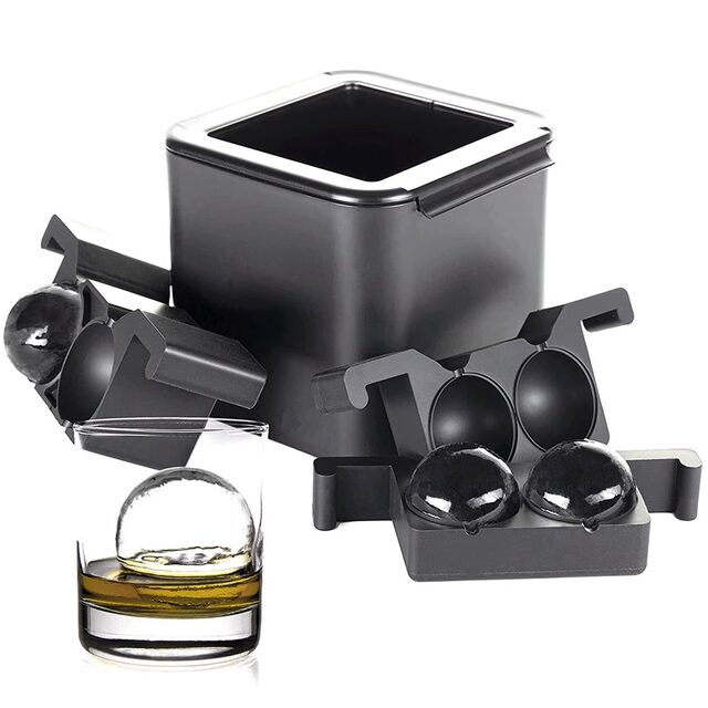 Highly transparent bubble-free ice ball square diamond ice tray for ...