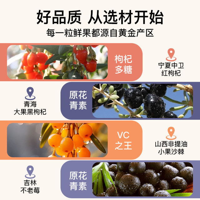 Jiaomu wolfberry raw pulp Ningxia sea buckthorn red wolfberry Jilin ...