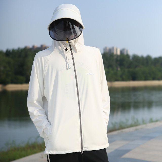 Sunscreen clothing for men in summer 2025 new UV anti-illuminated silk ...