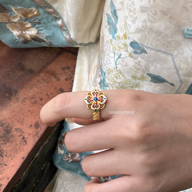 Yangui Yangui Funing Palace National Style New Chinese Style Enamel ...