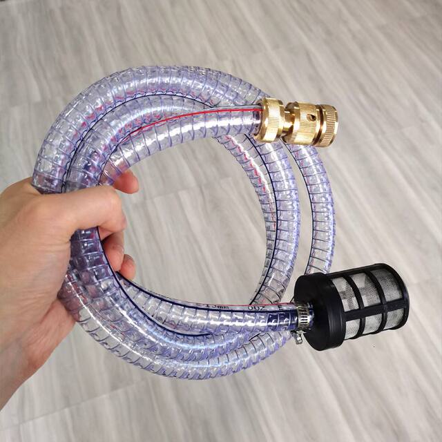 Household car washing machine steel wire inlet pipe thickened high ...