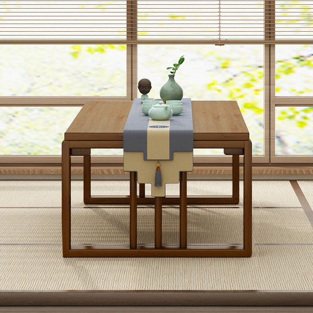 Bay window small table coffee table Japanese tatami tea table window ...