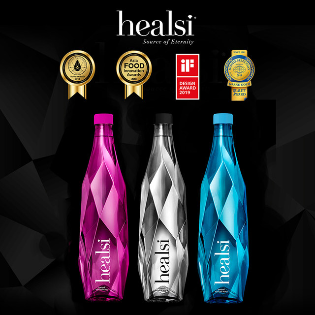 Healsi Heyan imported natural mineral water transparent color 1L/bottle ...