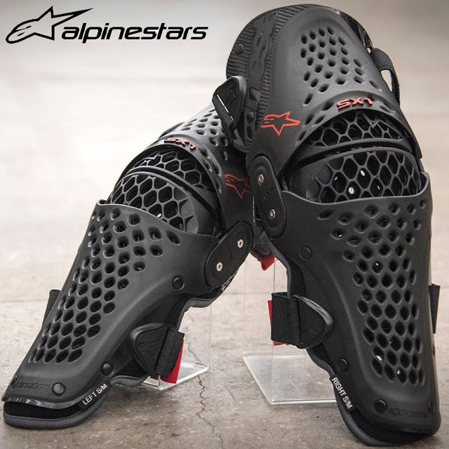 a star alpinestars off-road motorcycle knee pads SX-1 V2 riding ...