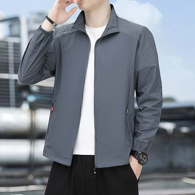 Ultra -thin ice sunscreen men's summer men's jacket 2023 new men's ...