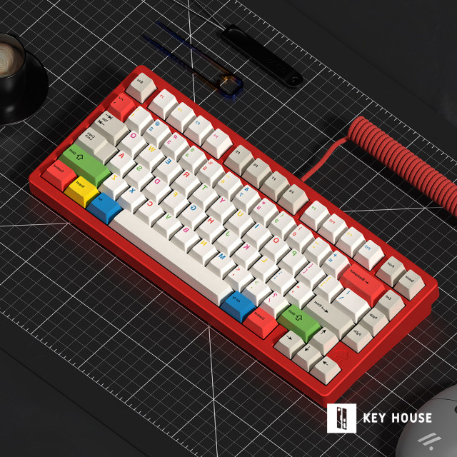 keyhouse decorated keyhouse rgb fantasy keycap Rainy75PMO Crush80 ...