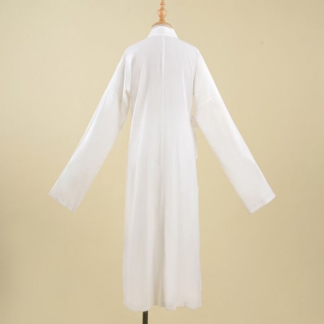 The inner robe can be matched with Taoist robe round neck robe straight ...