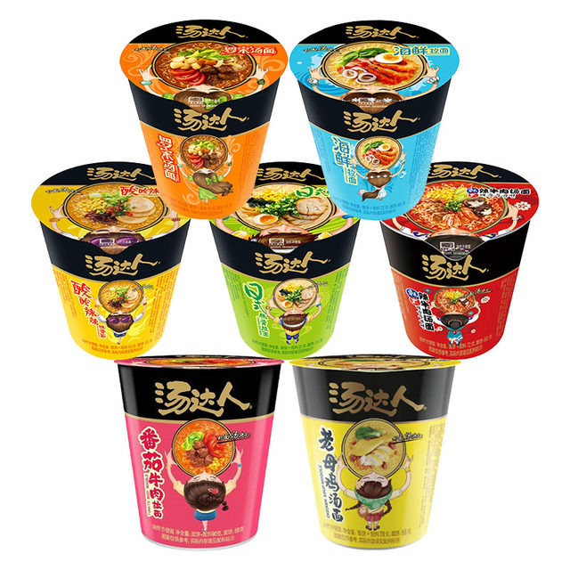 Uni-President Tangdaren instant noodles 12 cups full box barreled ...