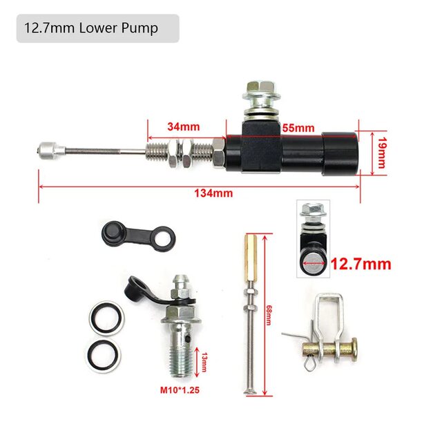 Motorcycle modification accessories hydraulic clutch cable modification ...