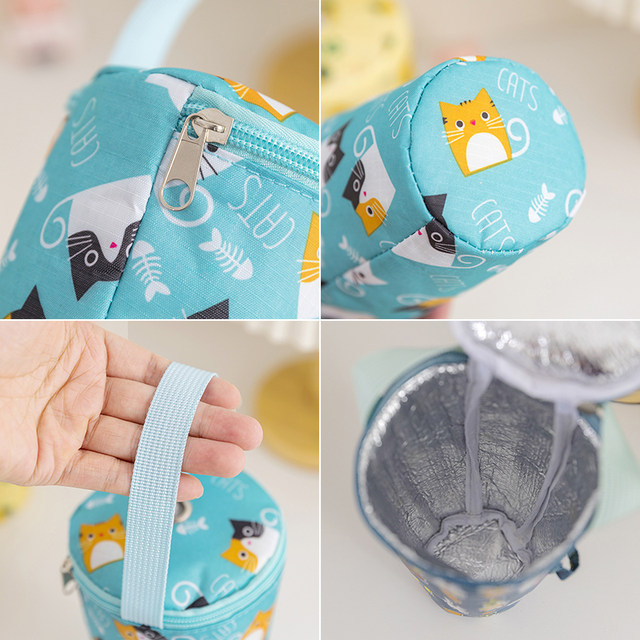 Winter coffee milk tea thermos cup cover portable hand-held anti ...