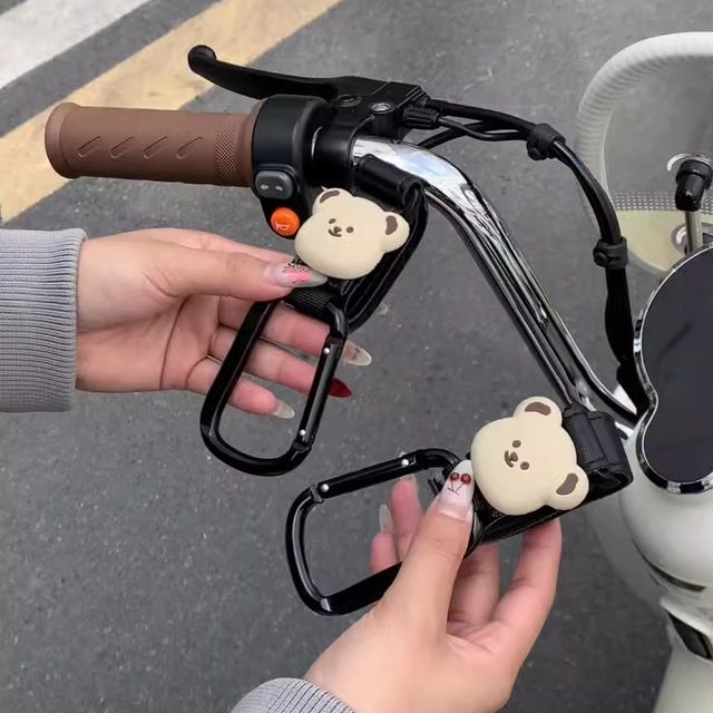 Little Bear electric vehicle hook front universal cute battery car ...