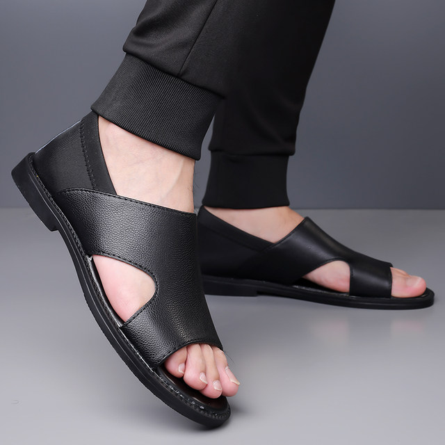 Summer men's sandals 2025 new breathable non-slip soft-soled sandals ...