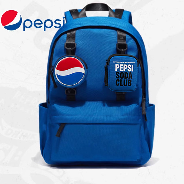 PEPSI Pepsi Student School Bag 2024 New Men and Women's Large -capacity ...