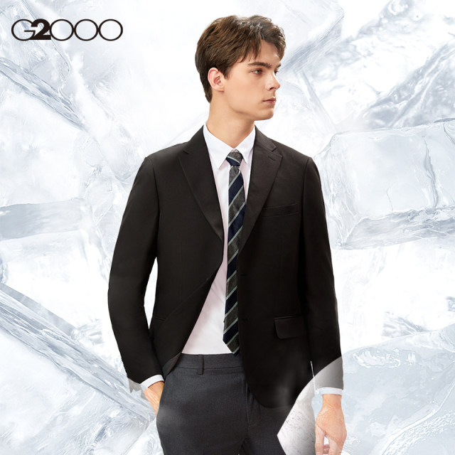 G2000 men's clothing, new classic flat collar suit, cool and breathable ...