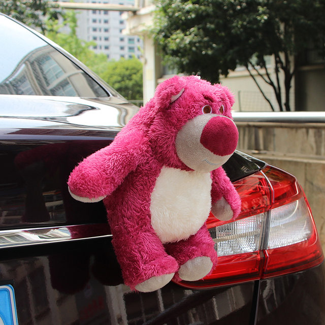 Tesla Strawberry Bear Car Tail Decoration Pendant Vehicle Dolls Vehicle ...