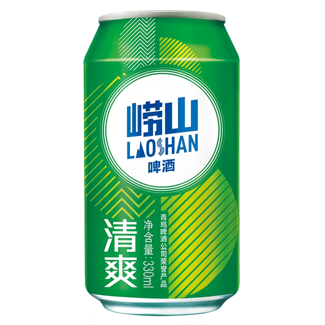 Qingdao Laoshan Beer Refreshing Original Wort Concentration 8.0P 330ml ...