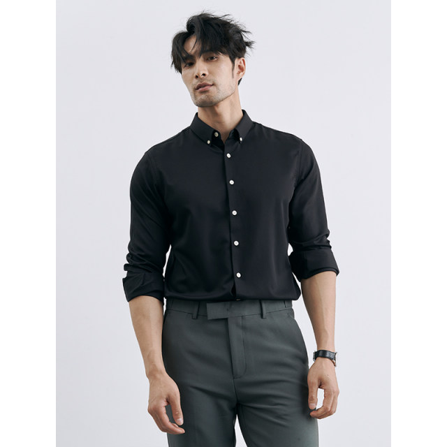 High-tech three-proof fabric silky mulberry silk anti-wrinkle business ...