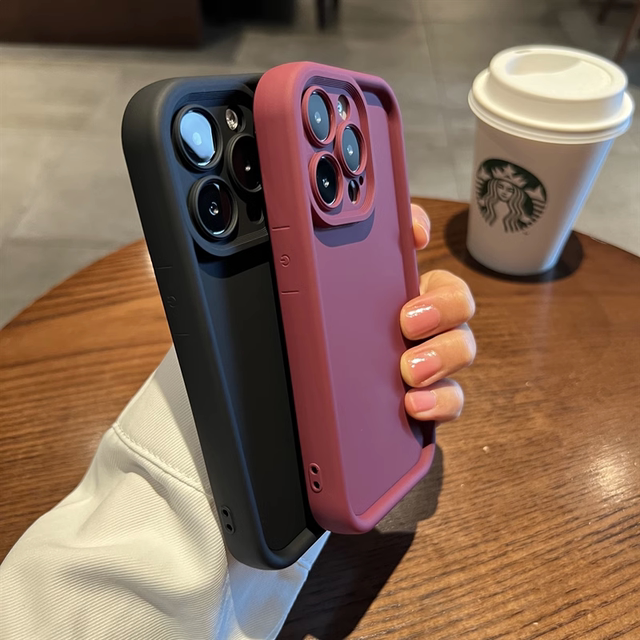 High-end Maillard color milky caramel brown mobile phone case for ...