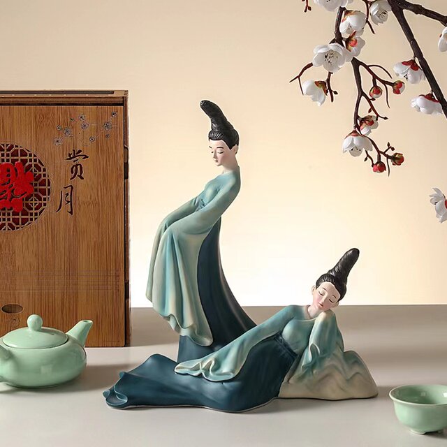 Creative only this green cultural creative ancient style lady's ...