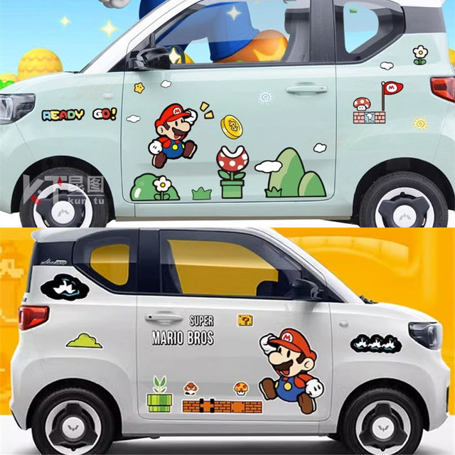 Wuling Hongguang MINIEV Macaron body sticker Mario Carto -Tong Relief ...