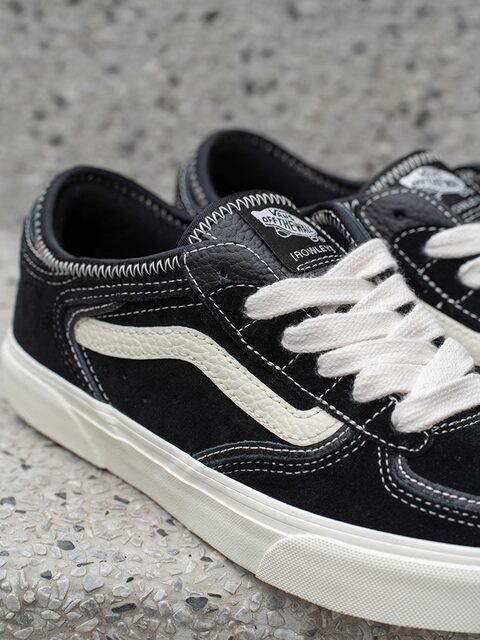 Vans/Vans official authentic men's shoes Rowley Classics classic black ...