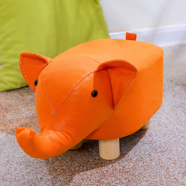 Genuine technology cloth elephant stool dwarf stool cute children ...
