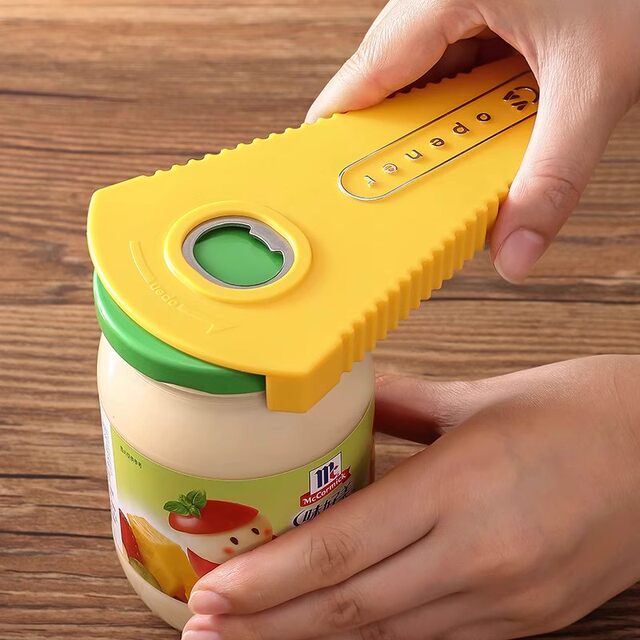 Manual bottle cap can opening artifact multi-function bottle opener ...