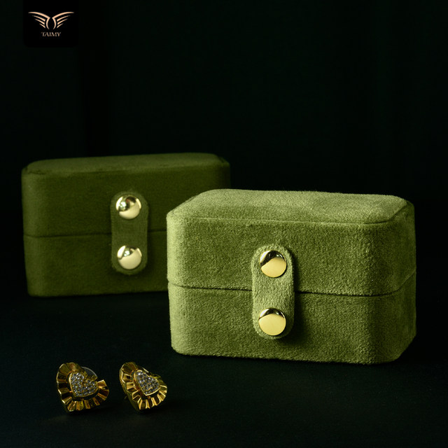 taimy ring box European retro handmade high-end ring storage box ...