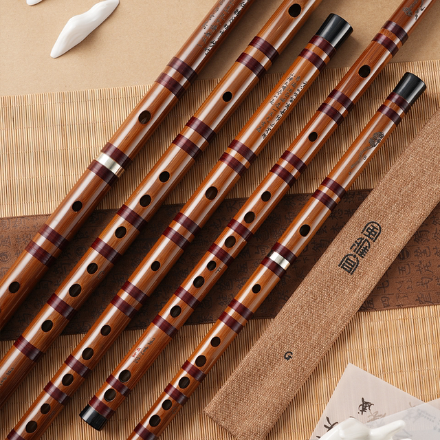 Flute instrument beginner Wang Jianhong refined learning flute bamboo ...