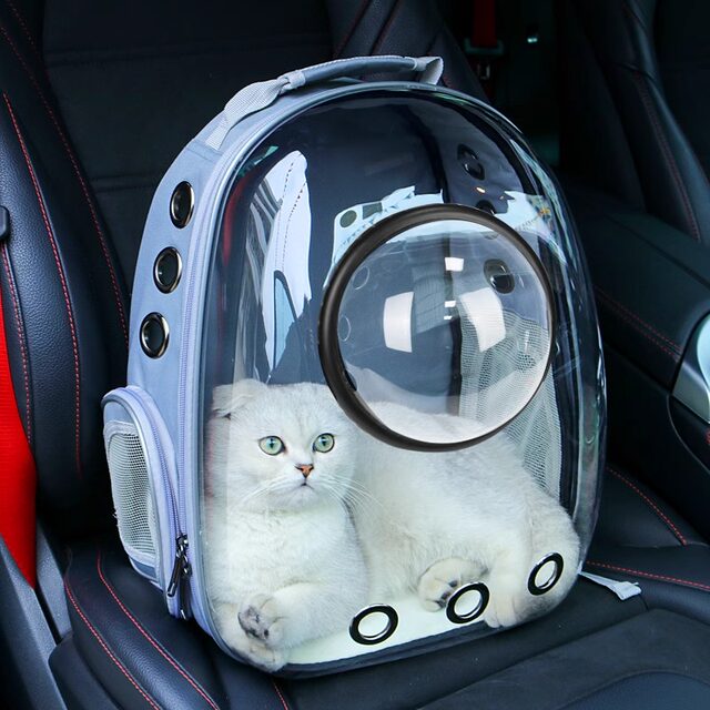 Cat bag, portable outing, cat backpack, cage, space capsule bag ...