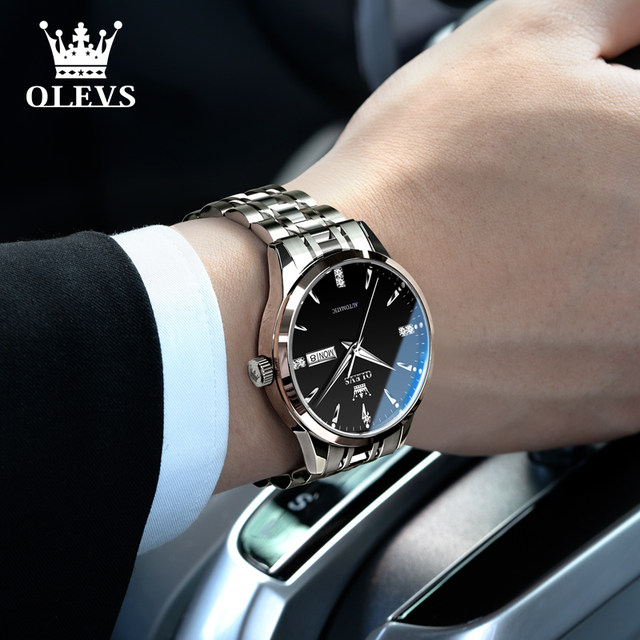 Official genuine Oli Men's Watch Machinery Watch New Full Automatic ...