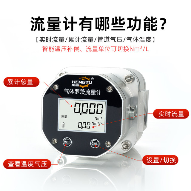 Roths flowmeter high -precision natural gas liquefied gas nitrogen carbon dioxide compressed air ...