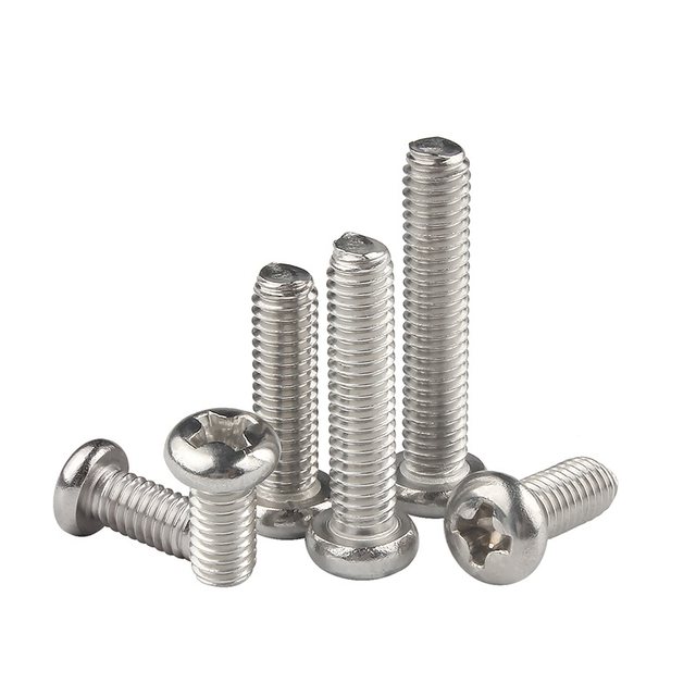 304 stainless steel cross round head machine screws mobile phone ...