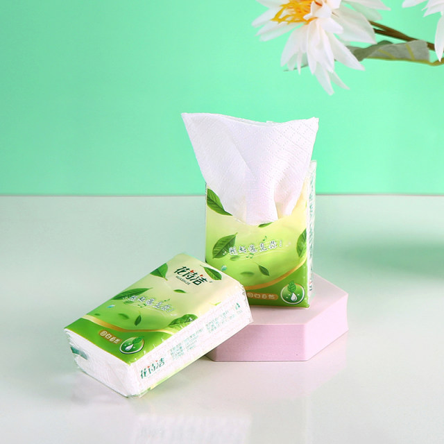 80 bag handkerchief paper portable and affordable packed napkin paper ...