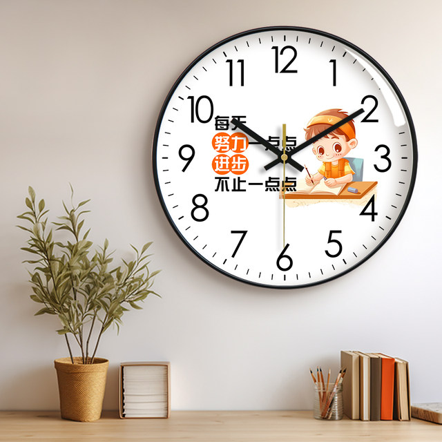 Students' inspirational hanging clock creative learning inspiration to ...
