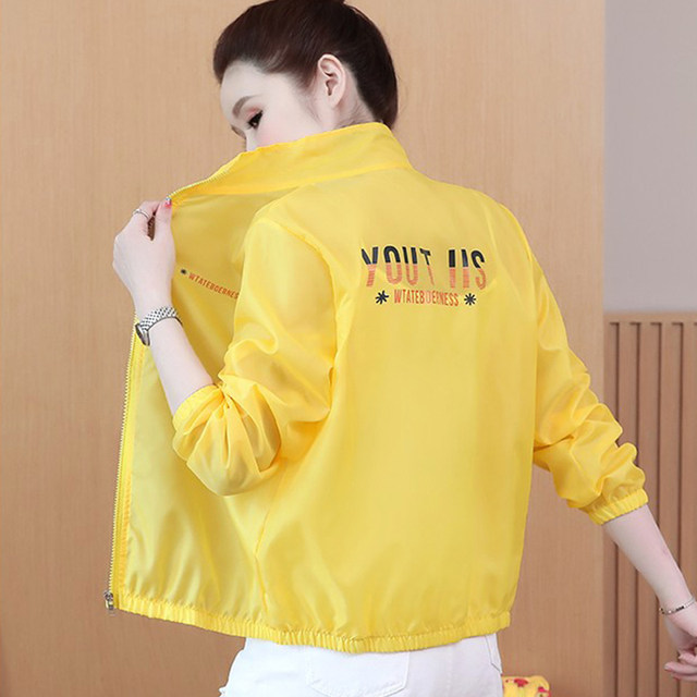 Cool sunscreen clothes for women 2025 new summer UV-proof stand collar ...