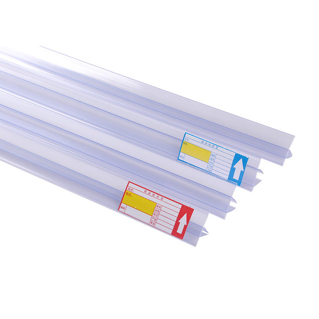 Pharmacy glass card strip shelf label strip supermarket price strip ...