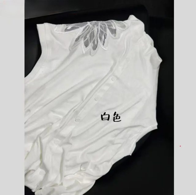 2025 summer new style shoulder hollow flower push-up collar pull-up ...