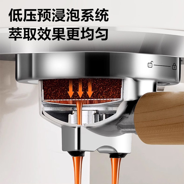 Supor Italian semi-automatic coffee machine household small mini portable espresso American ...