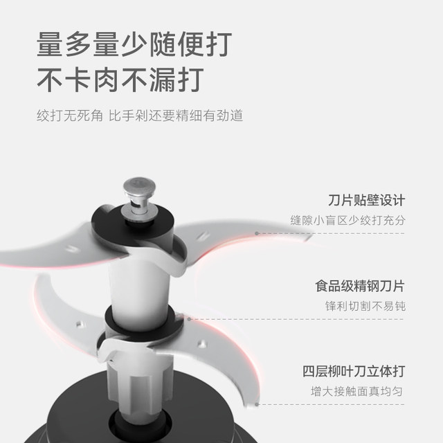 Olayks instant meat grinder household electric small multi-functional fully automatic mixer ...